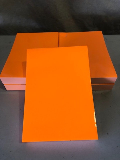 Box A4 Labels - Fluro Orange Auction (0038-5050015) | Grays Australia