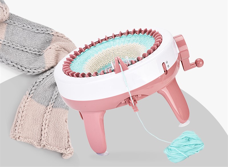 Buy DIY Knitting Machine Smart Weaving Knit Rotating Kids Toy | Grays ...