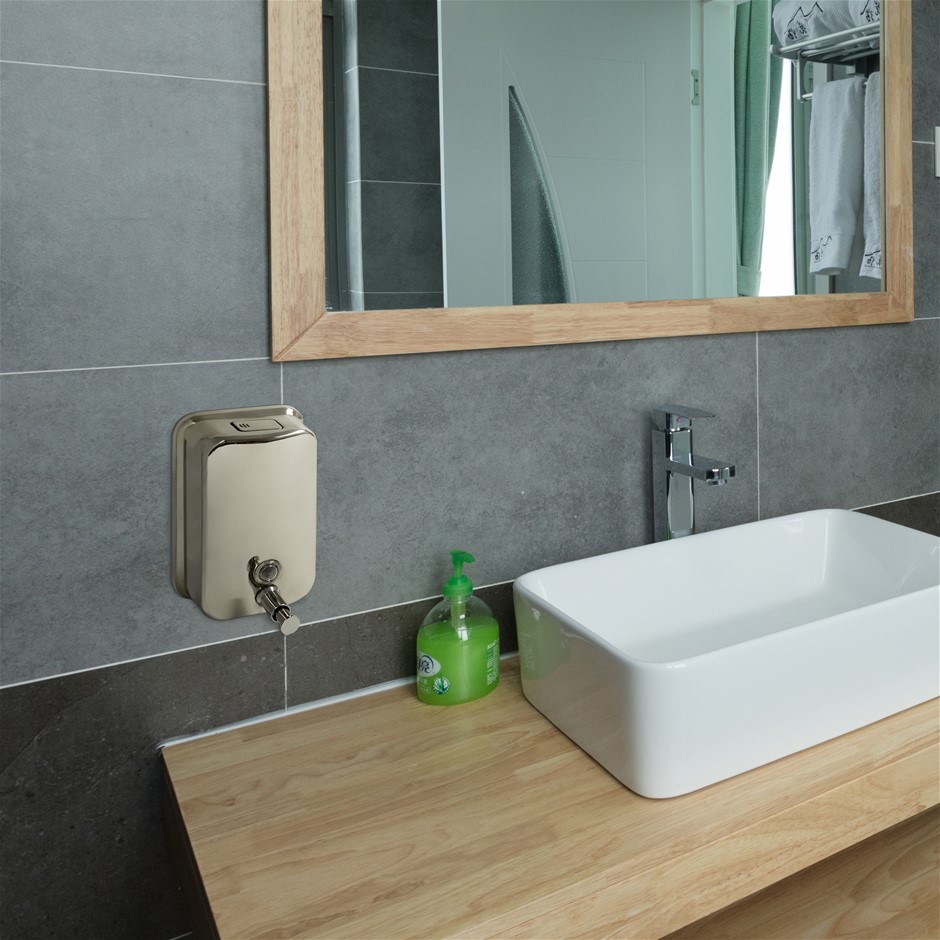 Buy 304 SS Commercial Liquid Soap Hand Sanitiser Dispenser Wall Mount ...