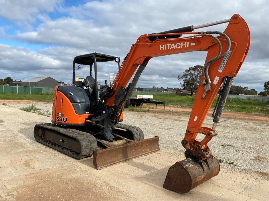 2016 Hitachi Zaxis 55U Hydraulic Excavator Auction (0001-3023103) | Grays Australia