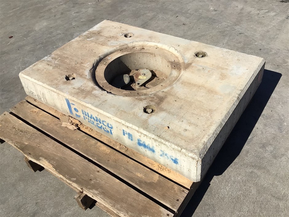 Concrete Conversion Slab with Spacer Rings Auction (0010-8016105 ...