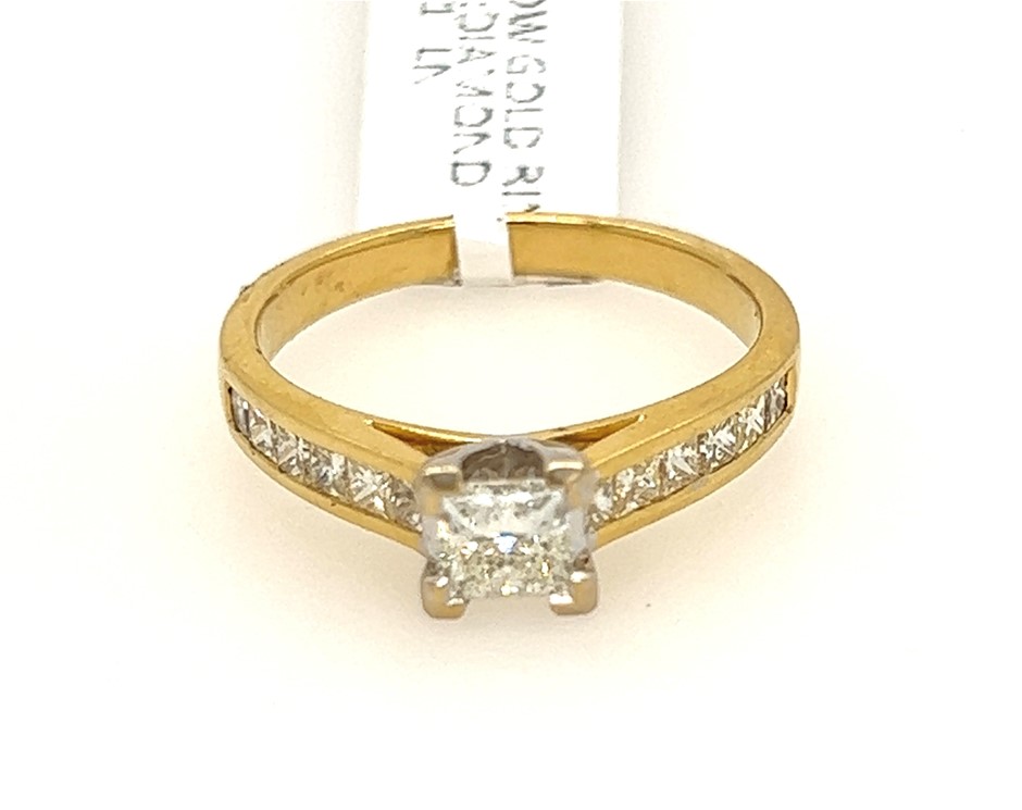 18ct yellow/white gold 13 diamond ring Auction (0020-2547139) | Grays ...