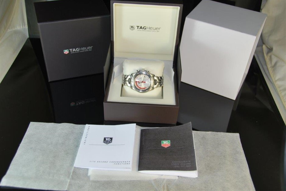 Limited Edition Tag Heuer ORACLE RACING 1/10th Chronograph Link Auction ...