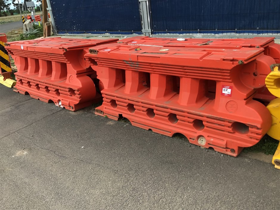 4 x Assorted Water Barriers Auction (0117-3023177) | Grays Australia
