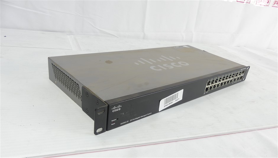 Cisco SG 300-20 (SRW2016-K9-NA) 20-Port Gigabit Managed Switch Auction ...