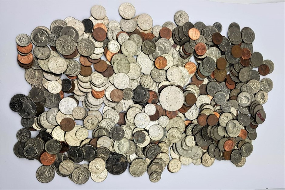 Approx 2.5kg of mixed U.S. Coins Auction (0031-2546586) | Grays Australia
