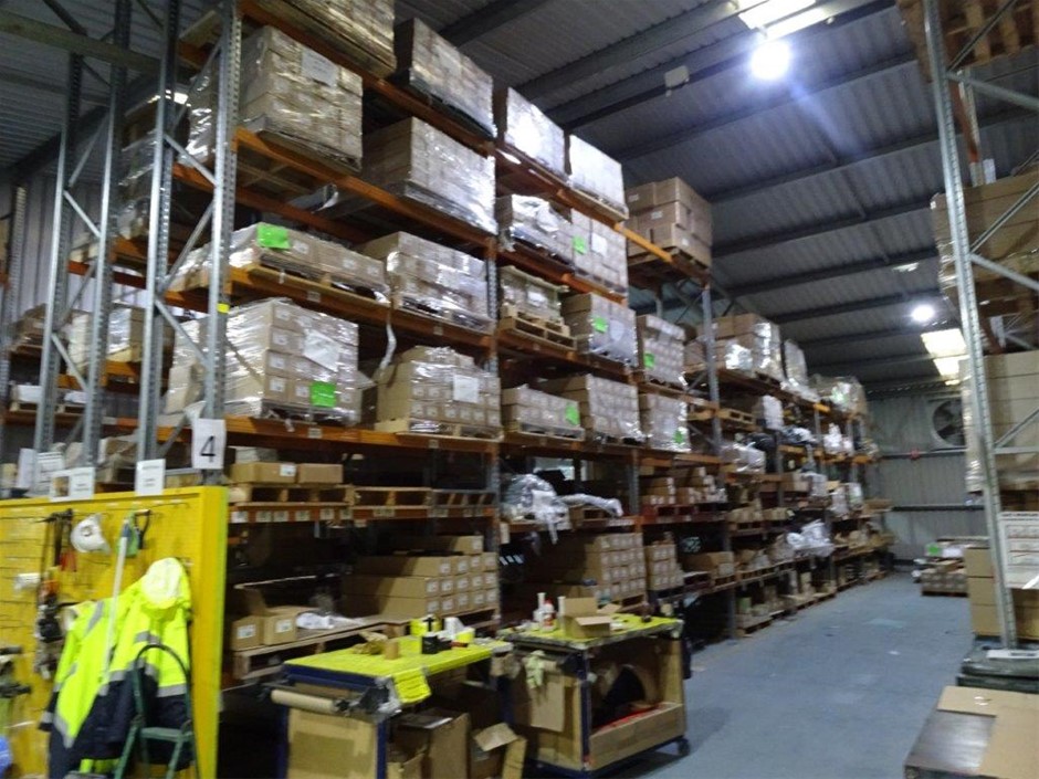 Brown Built 7 Bays of Pallet Racking Auction (0270-8016193) | Grays ...