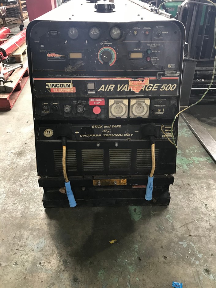 Lincoln Air Vantage 500 Welder Generator Compressor Auction (0011 ...