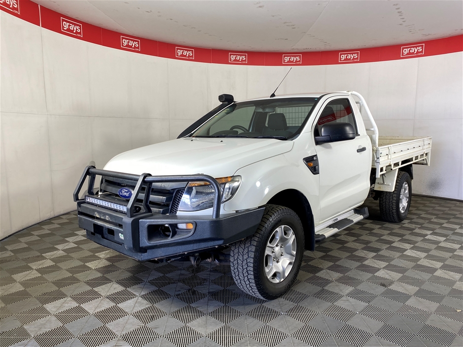 2013 Ford Ranger XL 4X4 PX Turbo Diesel Automatic Cab Chassis Auction ...