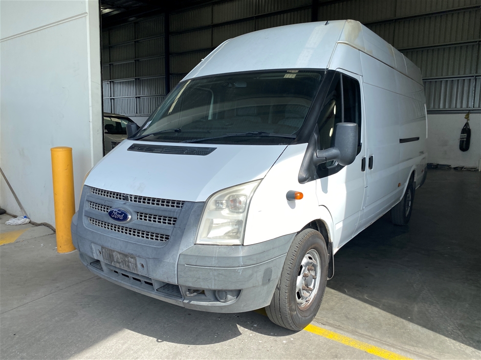 Ford Transit 350 LWB JUMBO H/ROOF VM Turbo Diesel Manual Van Auction ...
