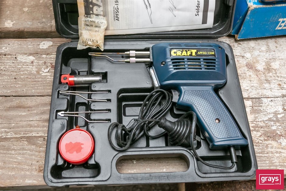 Power Craft Soldering Gun in Case Auction (0060-5050361) | Grays Australia