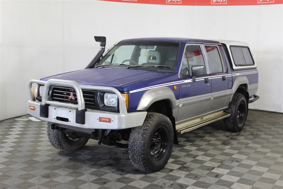 1996 Mitsubishi Triton 4X4 LUXURY D/CAB MJ Turbo Diesel Manual Dual Cab ...