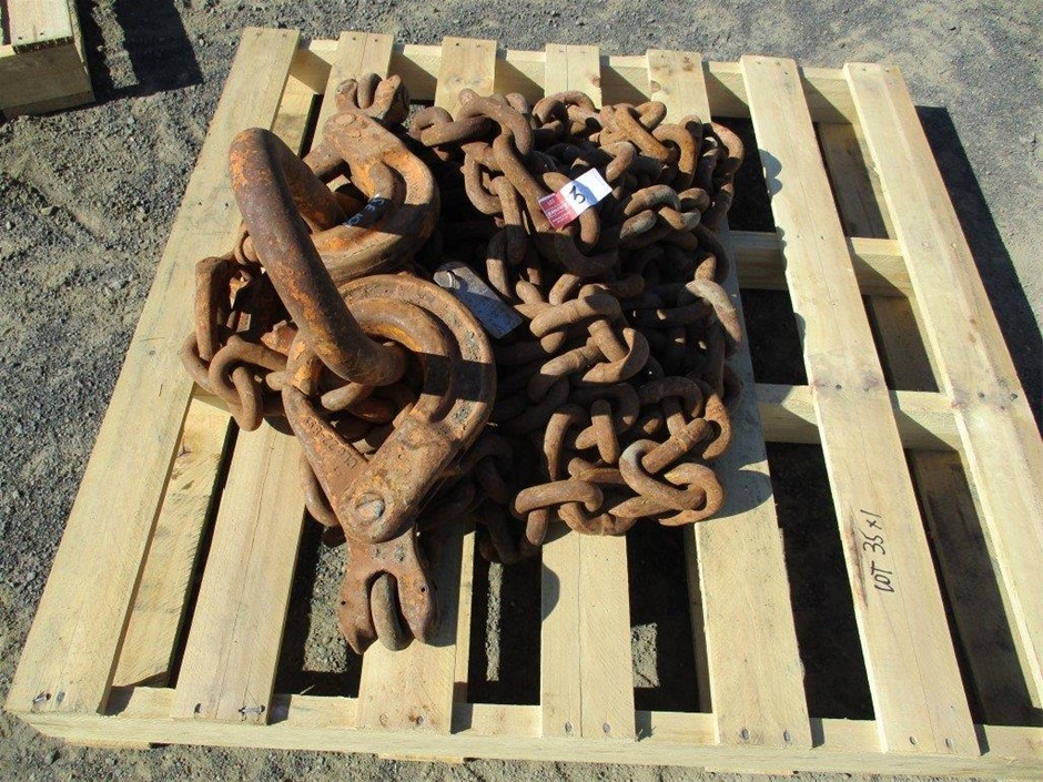 Qty 1x Pallet Various Lifting Chains Auction (0035-7041282) | Grays ...