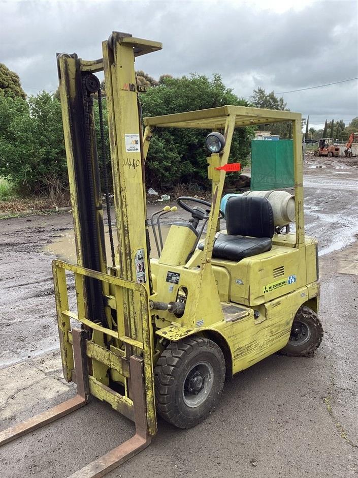 Mitsubishi FG15 Counterbalance Forklift Auction (0004-3023523) | Grays ...