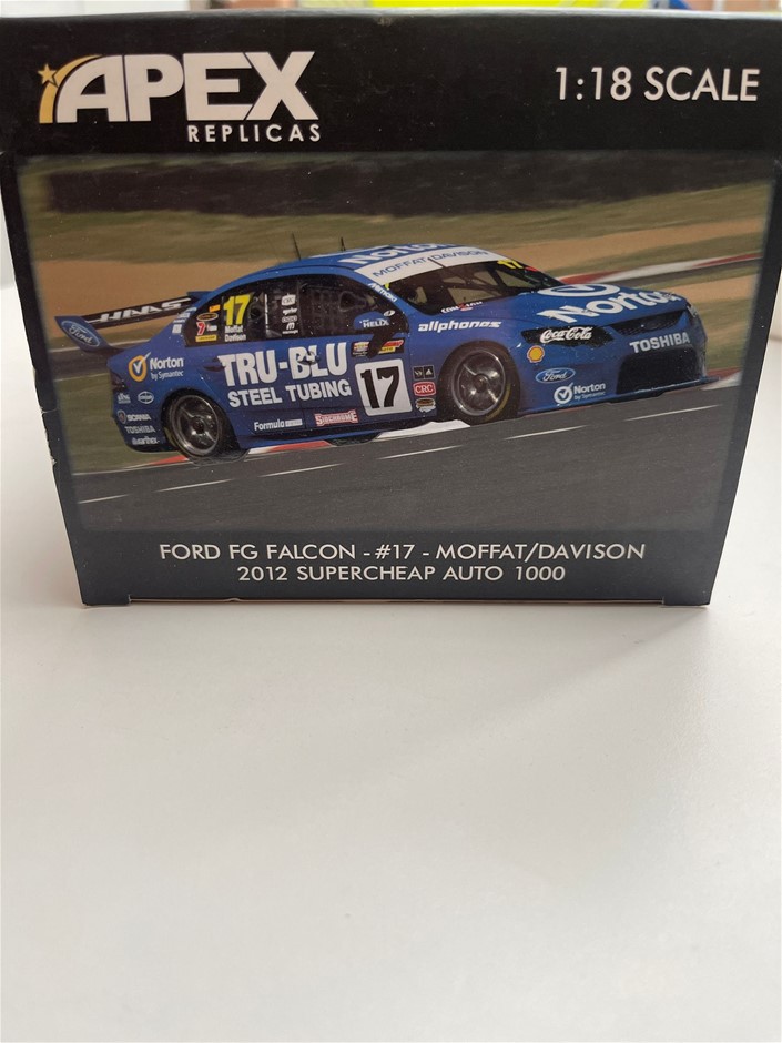 Ford FG Falcon #17 Moffat/Davison '12 Supercheap Auto 1000, 1/18 Model ...