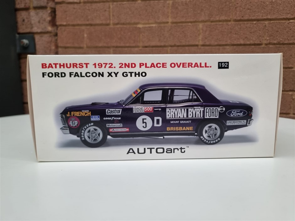 Falcon XY GT-HO, Bathurst 1972 2nd Overall, French #5D 1/18 Scale Model ...