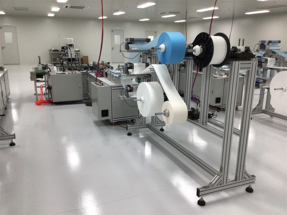 Custom Built Face Mask Production Line Auction (0002-3023415) | Grays ...