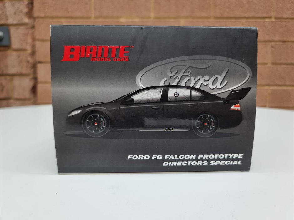 “Matt Black” FG Falcon Prototype Directors Special 1/18 Scale Model Car ...