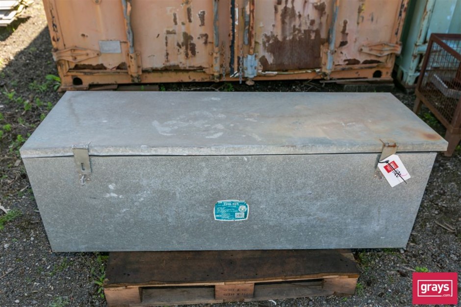 Galvanised Steel Tool Box Auction (1120-5050181) | Grays Australia