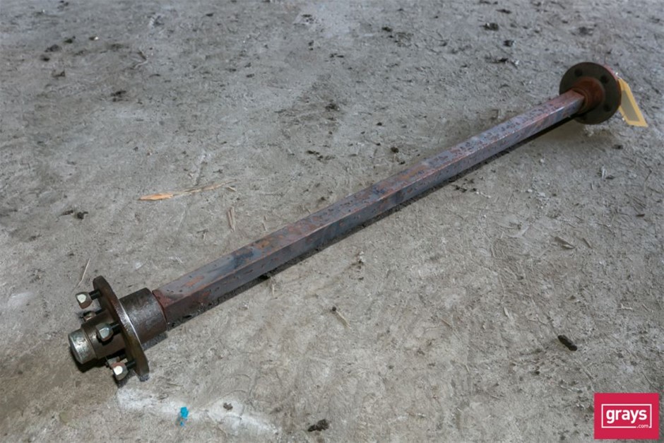 Heavy Duty Straight Trailer Axle Assembly Auction (0771-5050080 ...
