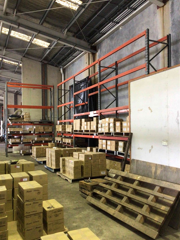 4 Bay Pallet Racking Auction (0122-7041622) | Grays Australia