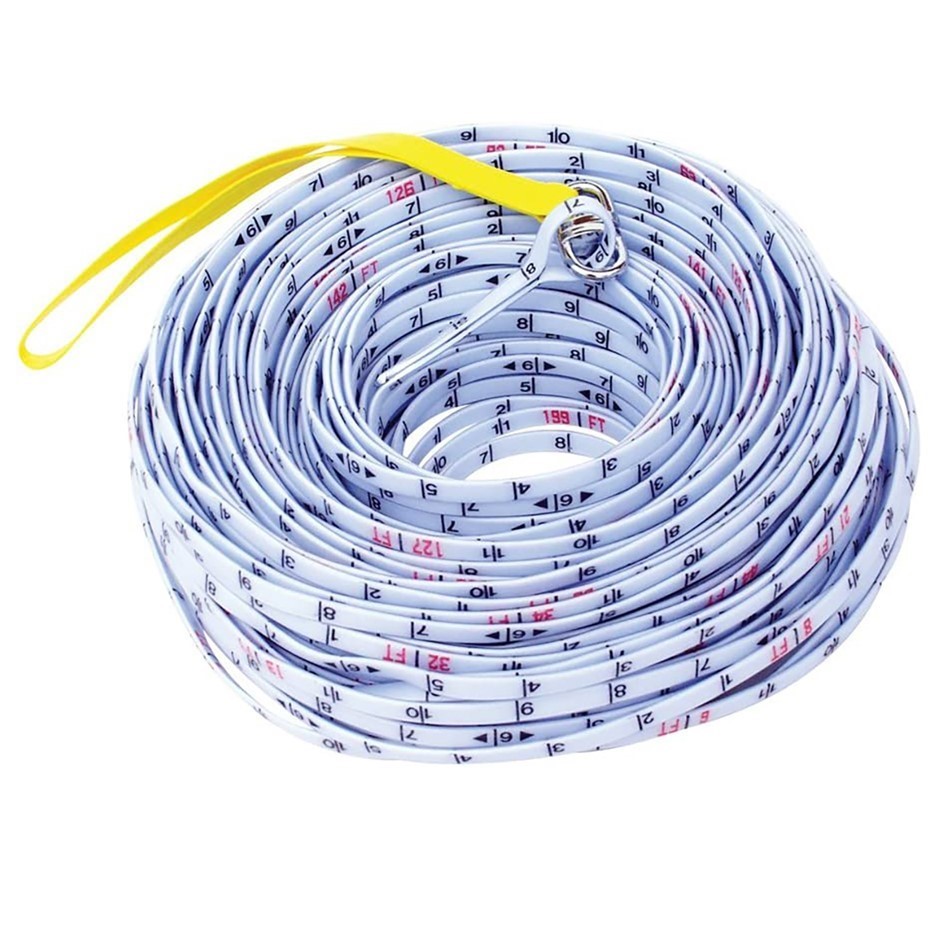 KESON 100M Surveyor's Rope Line, Heavy Duty Construction with Swivel ...