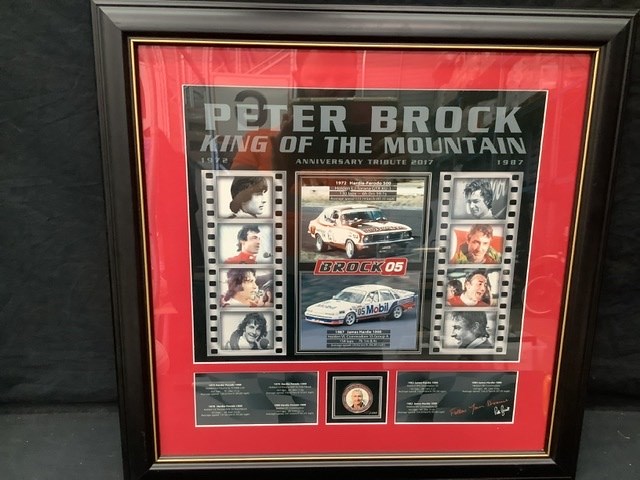 Peter Brock King of the Mountain Limited Edition Framed Memorabilia ...