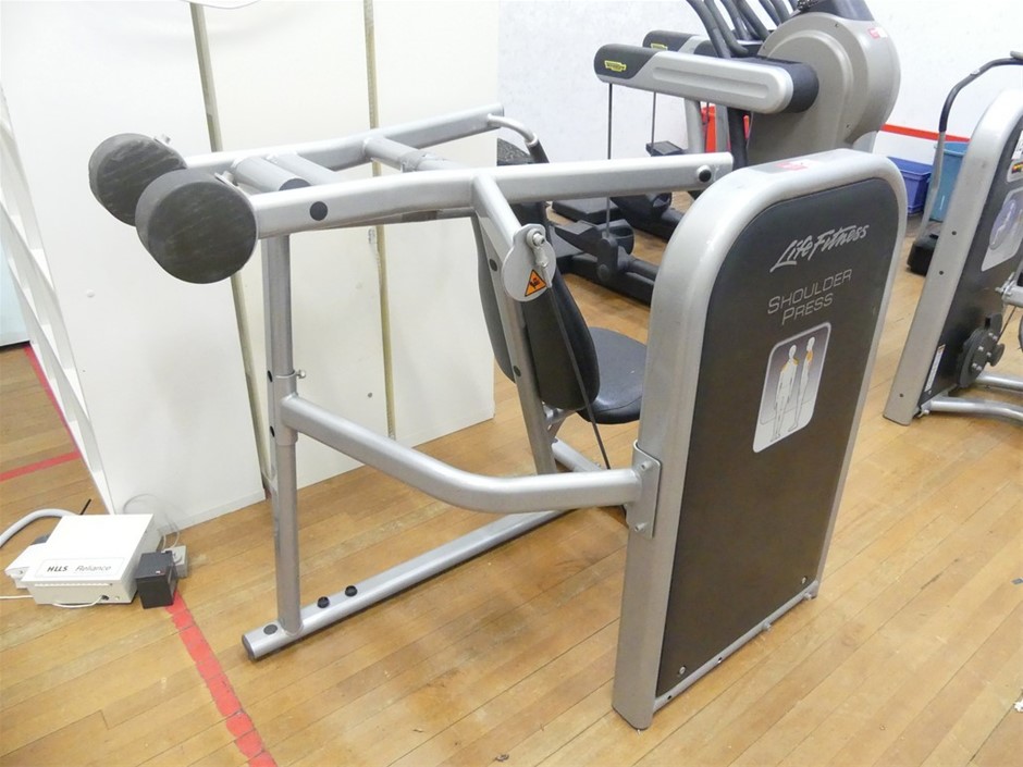 Life Fitness Pin Loaded Shoulder Press Resistance Fitness Machine ...