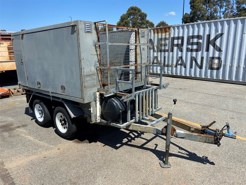 2013 John Papas Worksite Tandem Box Trailer Auction (0001-9035829 ...