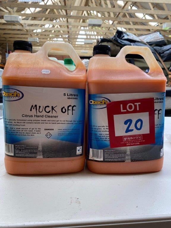 2x Muck Off Citrus Hand Cleaner Auction (0020-3023519) | Grays Australia