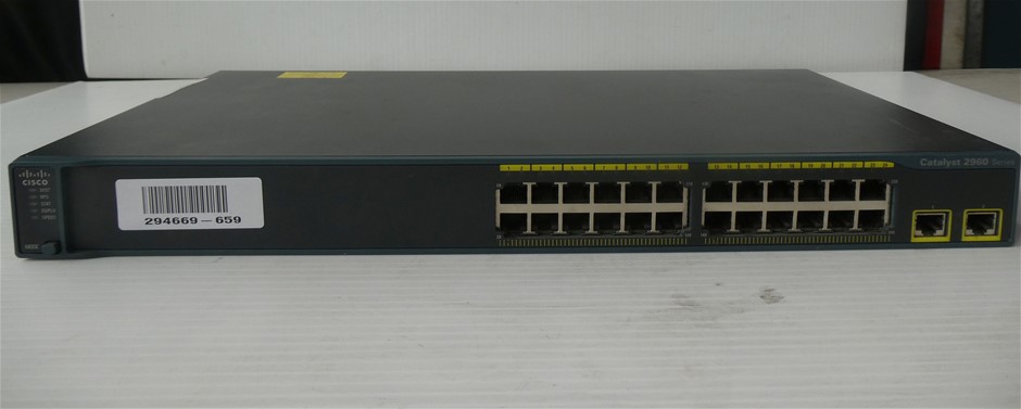 CISCO WS-C2960-24TT-L V11 Routers & Switches Auction (0011-2547908 ...