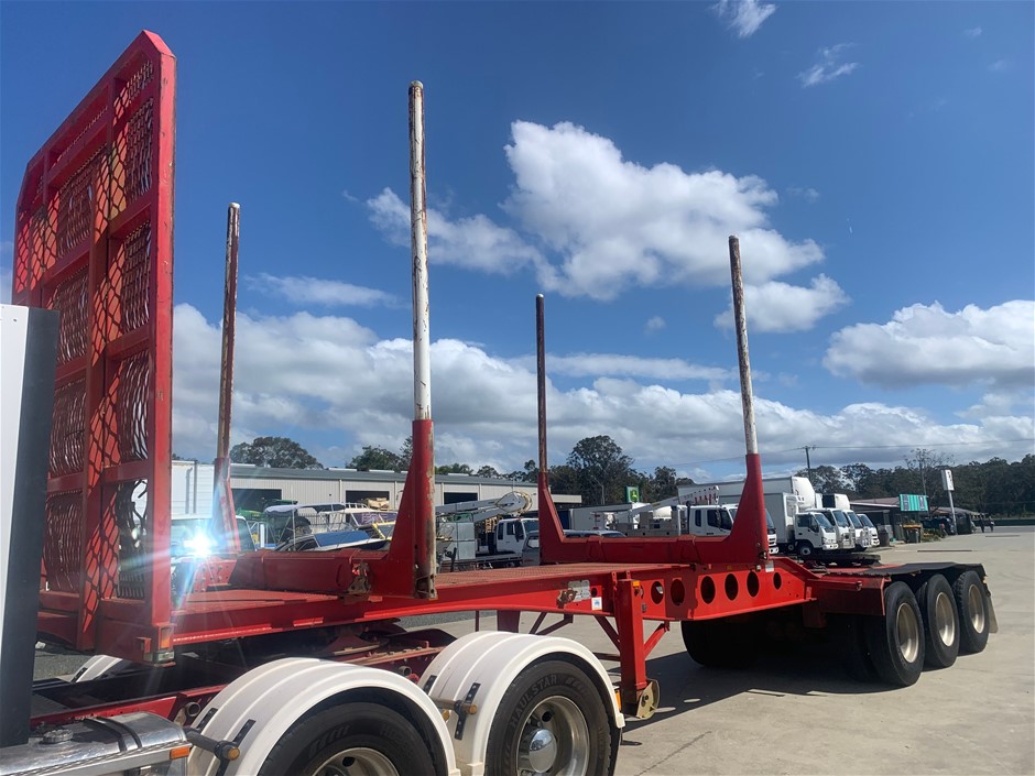 2015 Maxi Trans BK ST3 A Trailer Tri Axle Skel Log Jinker Trailer ...