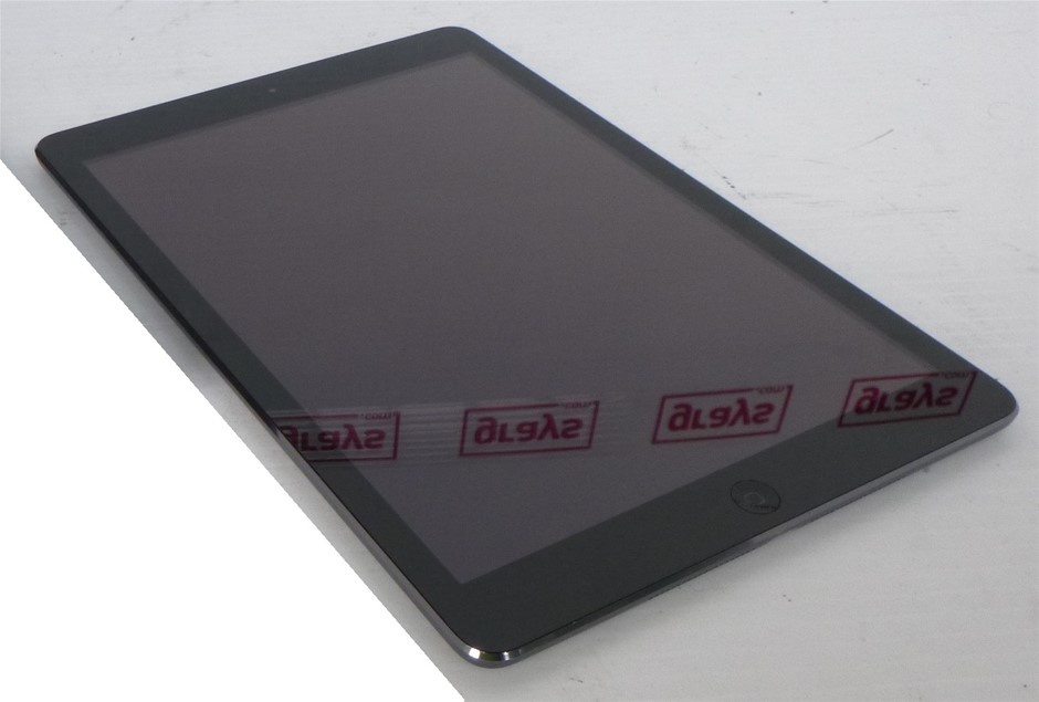Apple iPad Air A1475 16GB Wi-Fi + Cellular Space Grey Tablet Pc Auction ...