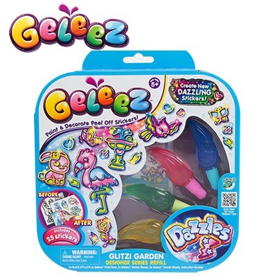 Buy Geleez Dazzles Roller Studio Sticker Playset | Grays Australia
