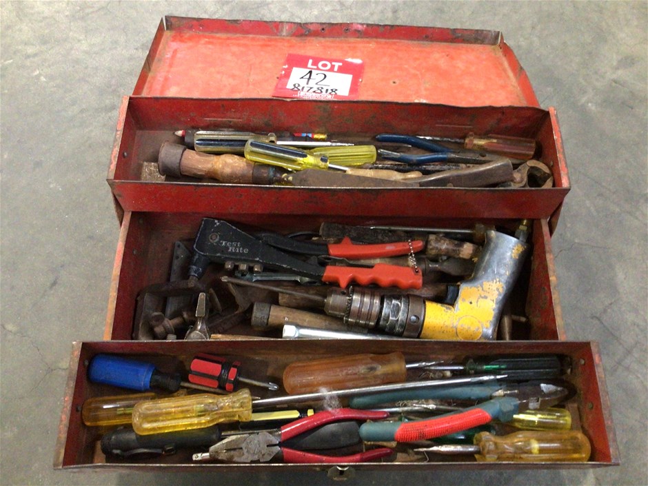 Toolbox with Tools Auction (0147-8016261) | Grays Australia
