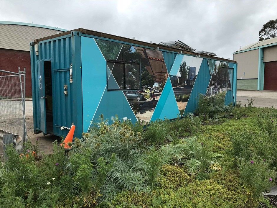 High Cube Container Building, Communication Pits, Pit Covers