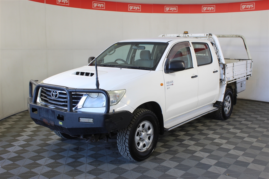 2011 Toyota Hilux 4X4 SR KUN26R Turbo Diesel Manual Crew Cab Chassis ...