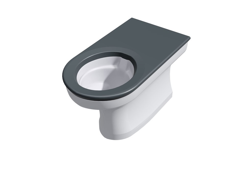 Wallgate Anti-Ligature, Anti-Vandal Solid Surface Back To Wall Pan ...