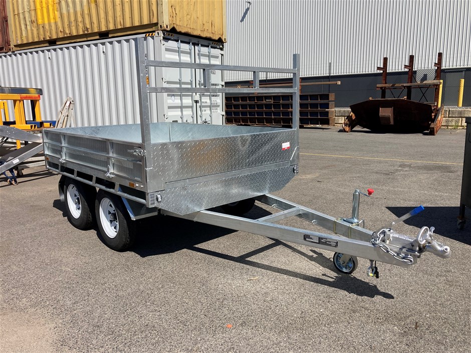 Unused 2021 Rogue Bull GFT- 8x6 Tandem Axle Box Trailer Auction (0033 ...