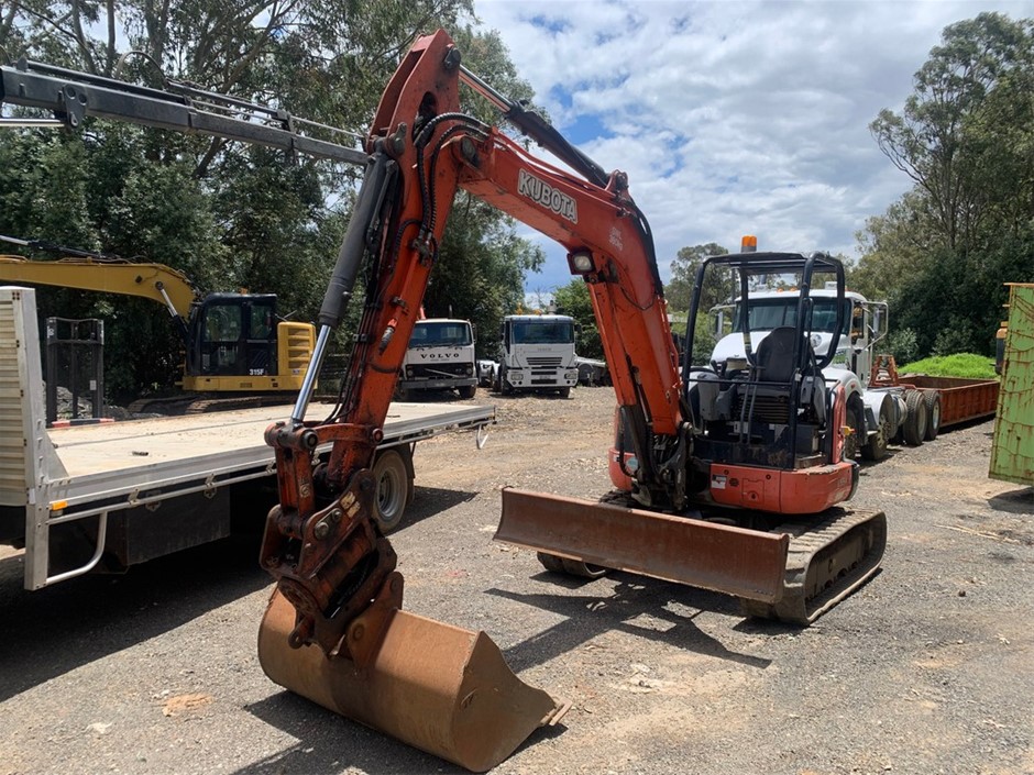 Kubota U55.4 Excavator Auction (0009-5050888) | Grays Australia