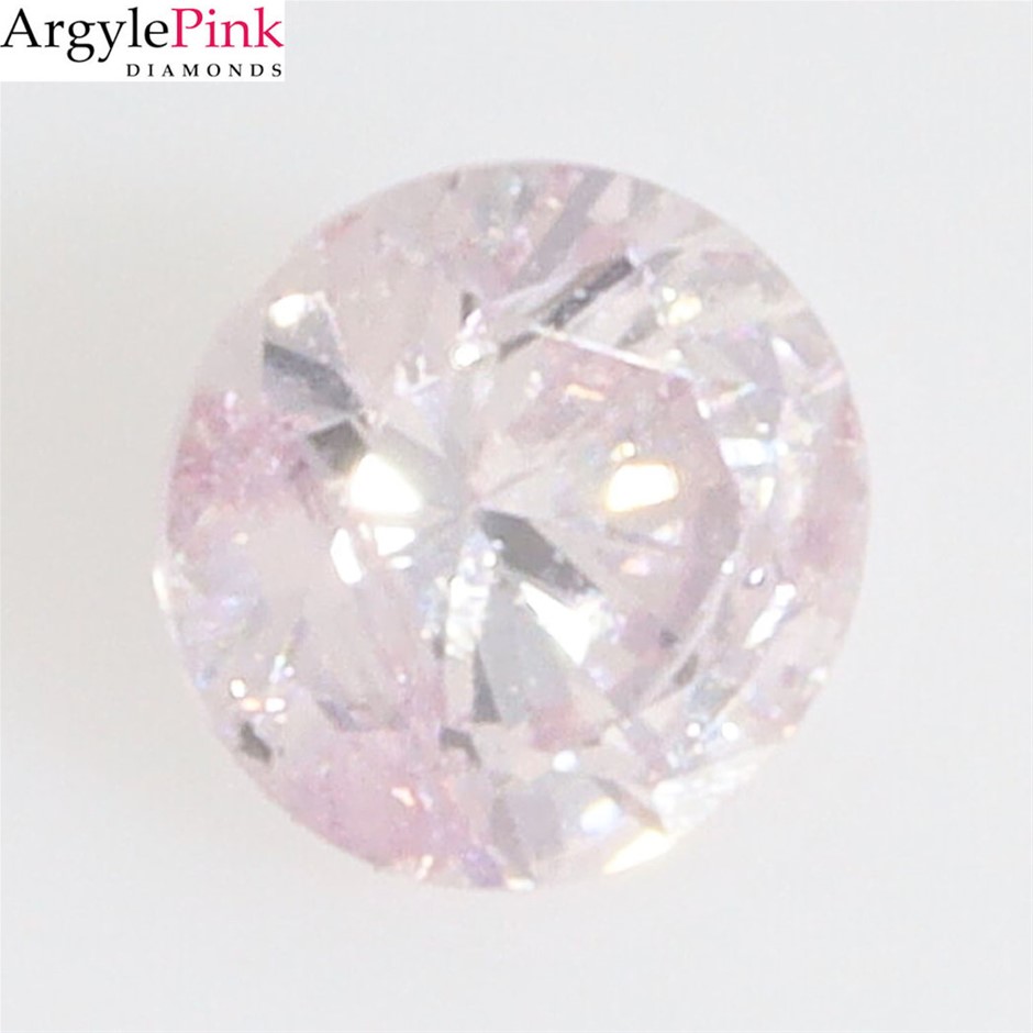 0.020ct Argyle Pink Diamond Round Auction (0001-2550903) | Grays Australia