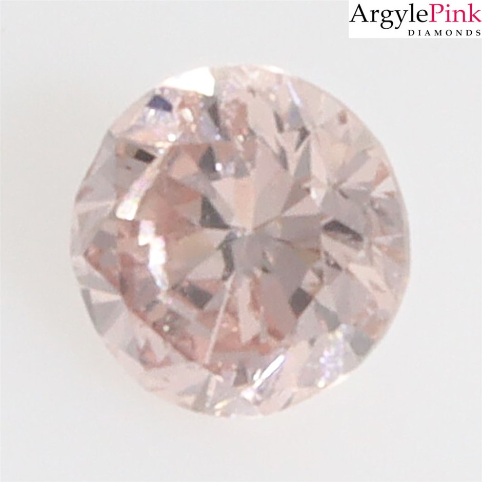 0.015ct Argyle Pink Diamond Round Auction (0003-2549292) | Grays Australia