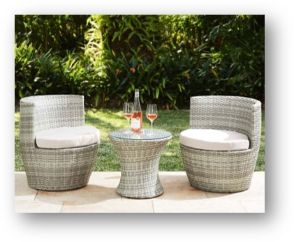 Two Seater Compact Outdoor Setting Auction (0001-2551057) | Grays Australia