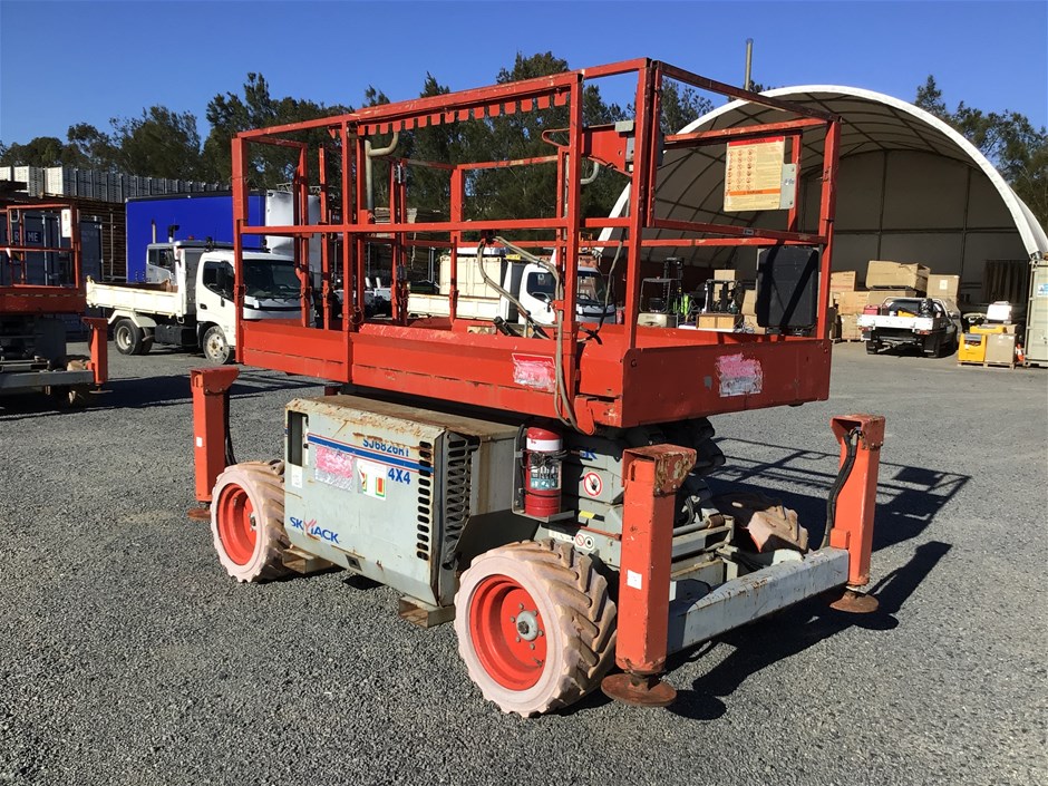 2011 Skyjack SJ6826RT Scissor Lift Auction (0011-5051213) | Grays Australia