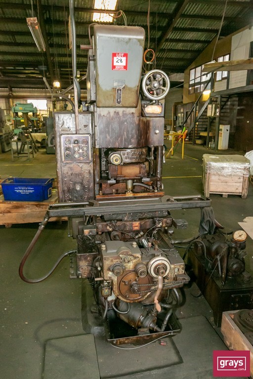 W.E. Sykes Rack Cutting &Gear Shaping Machine With Remote Power Pack ...