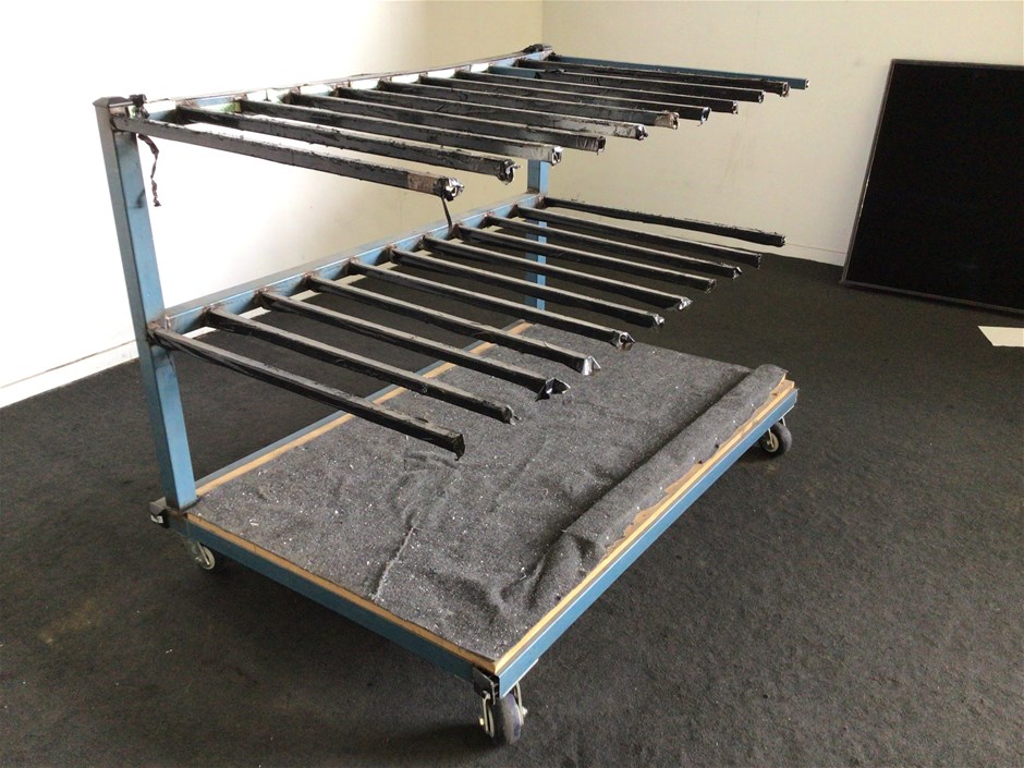 Mobile Fabricated 10 Bay Product Rack Auction (0030-7042950) | Grays ...