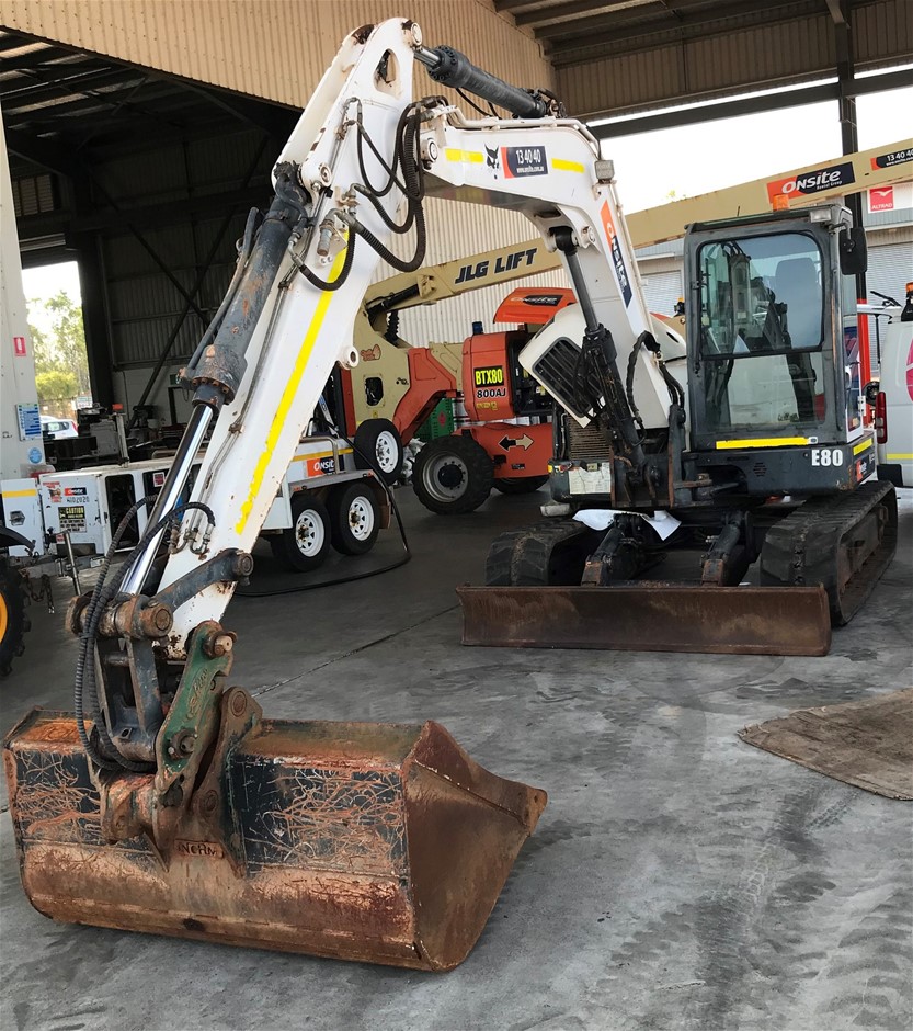 2013 Bobcat E80 Excavator - 8.0t (Darwin) Auction (0002-8016402 ...