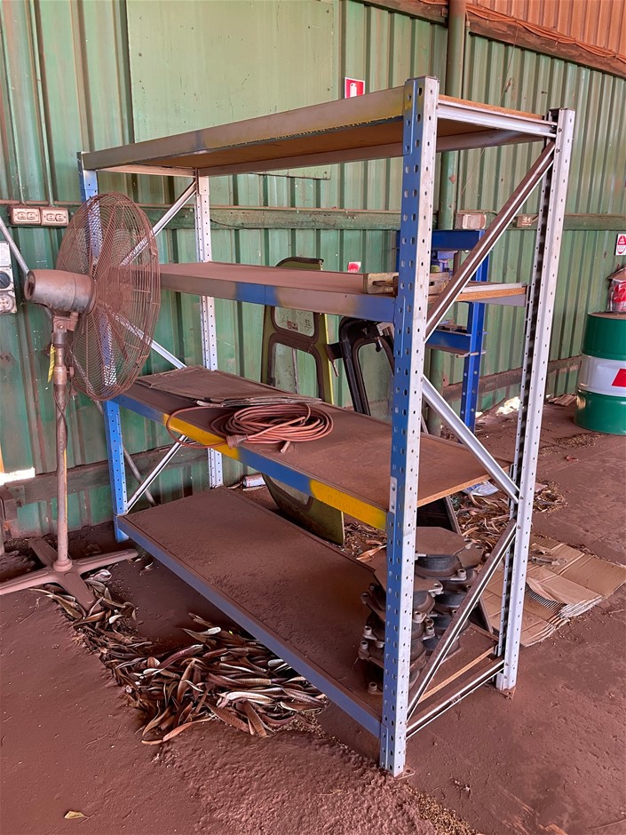 1x Racking Dexion L-1.8m x H-1.8m x W-600mm (Newman) Auction (0199 ...