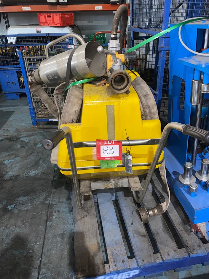 Angus Fire Mobile Foam Cart portable Fire Fighting Equipment Auction ...