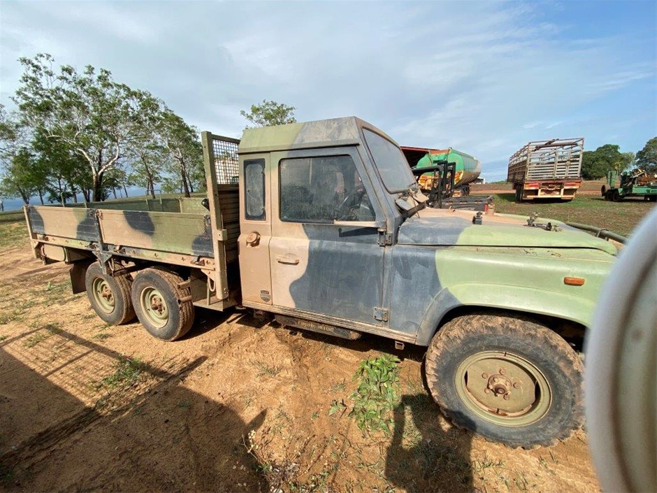 1989 Land Rover 110 6x6 Cargo Truck Auction (0004-8016456) | Grays ...